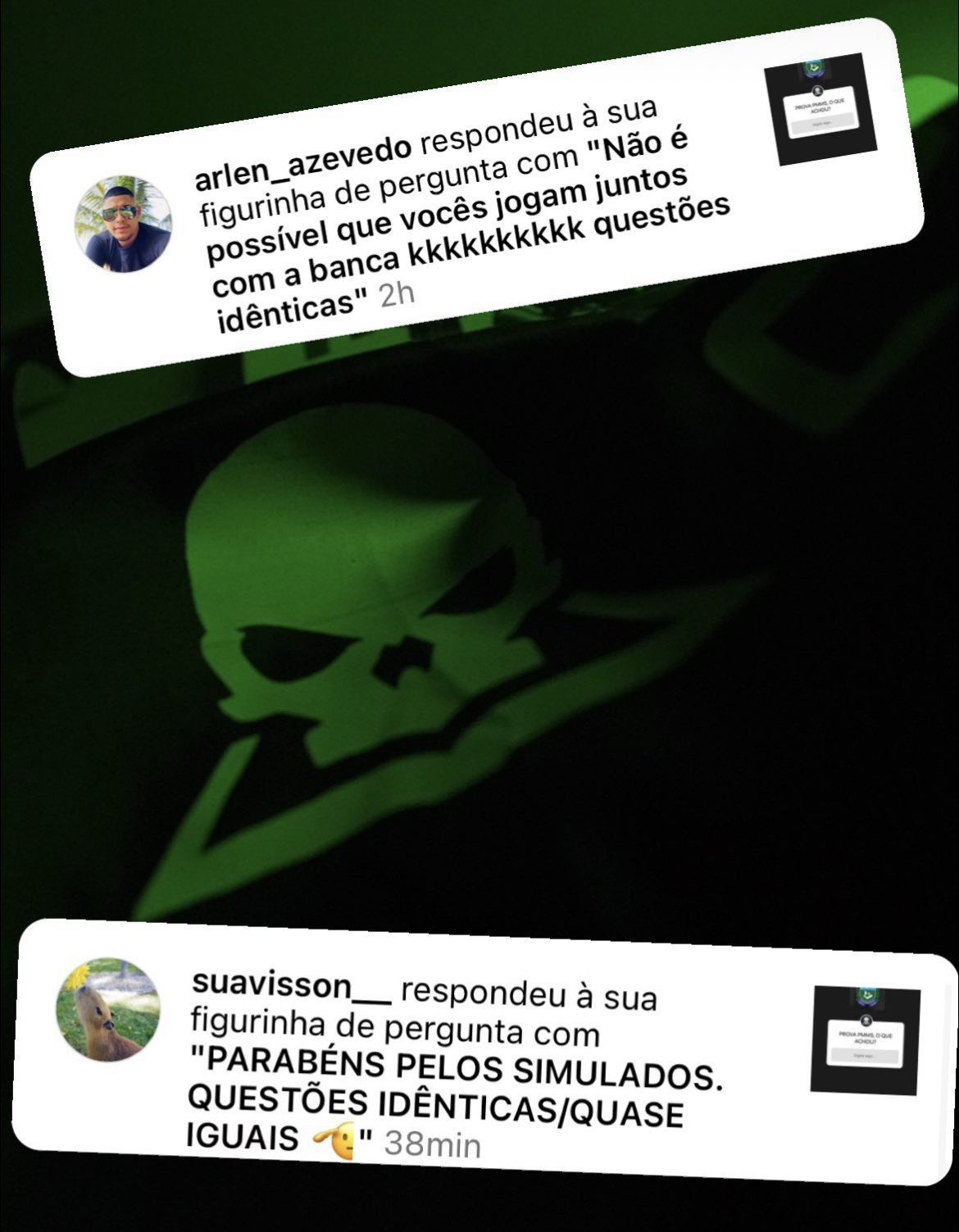 Aprovados no concurso da Policia - Projeto Caveira